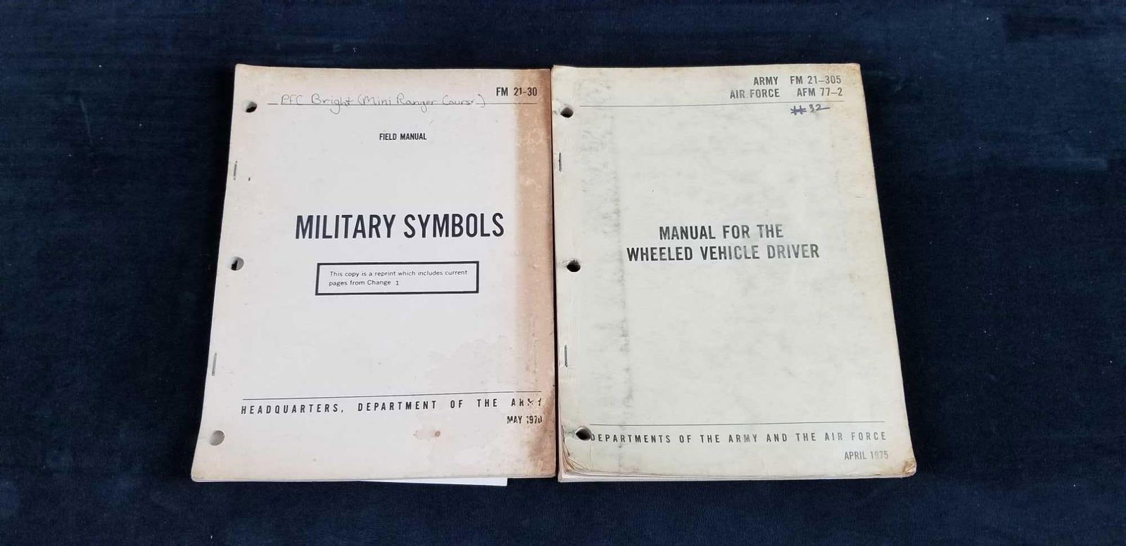 1970 1975 Military Field Manuals Army Auction