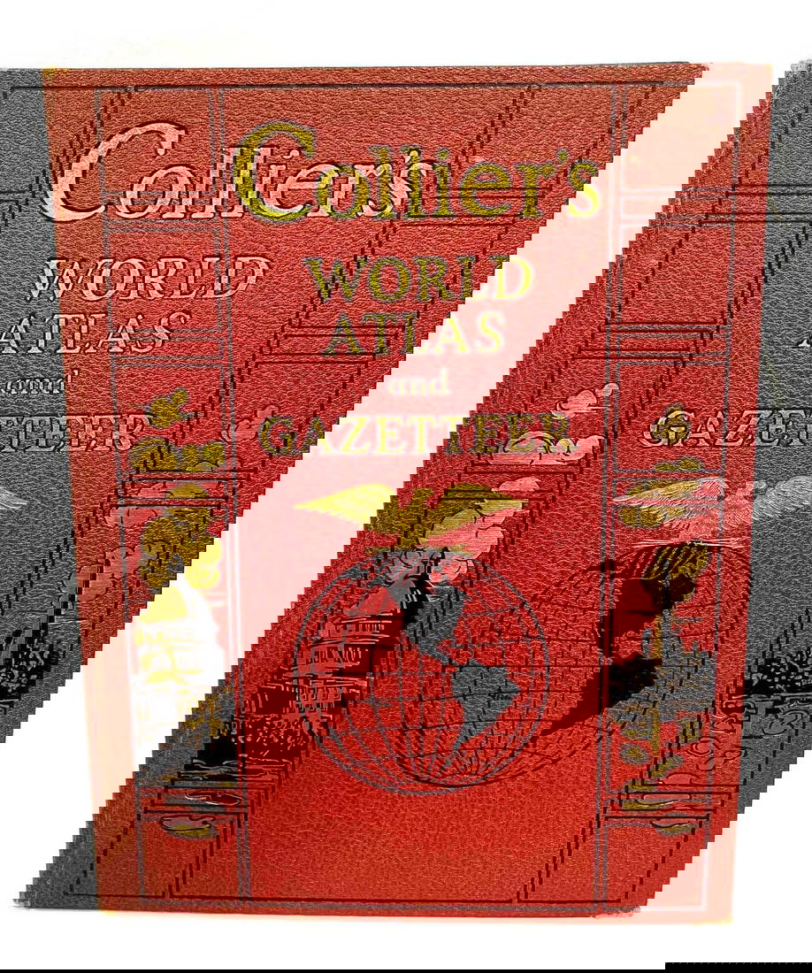 Collier's World Atlas And Gazetteer Published 1935 & 1936 By P.f ...