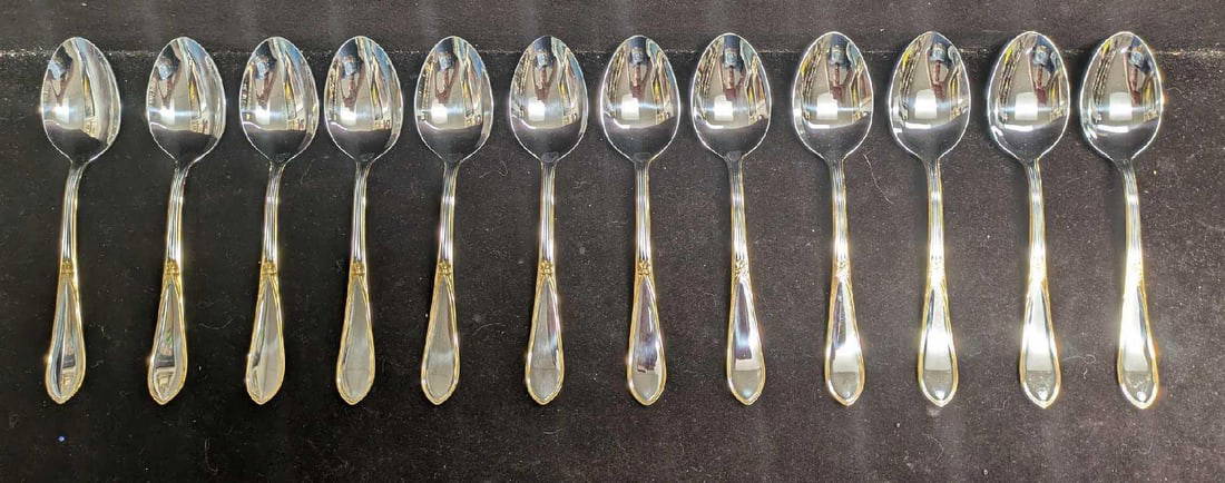 12 German 3plus Solingen 18/10 Spoons