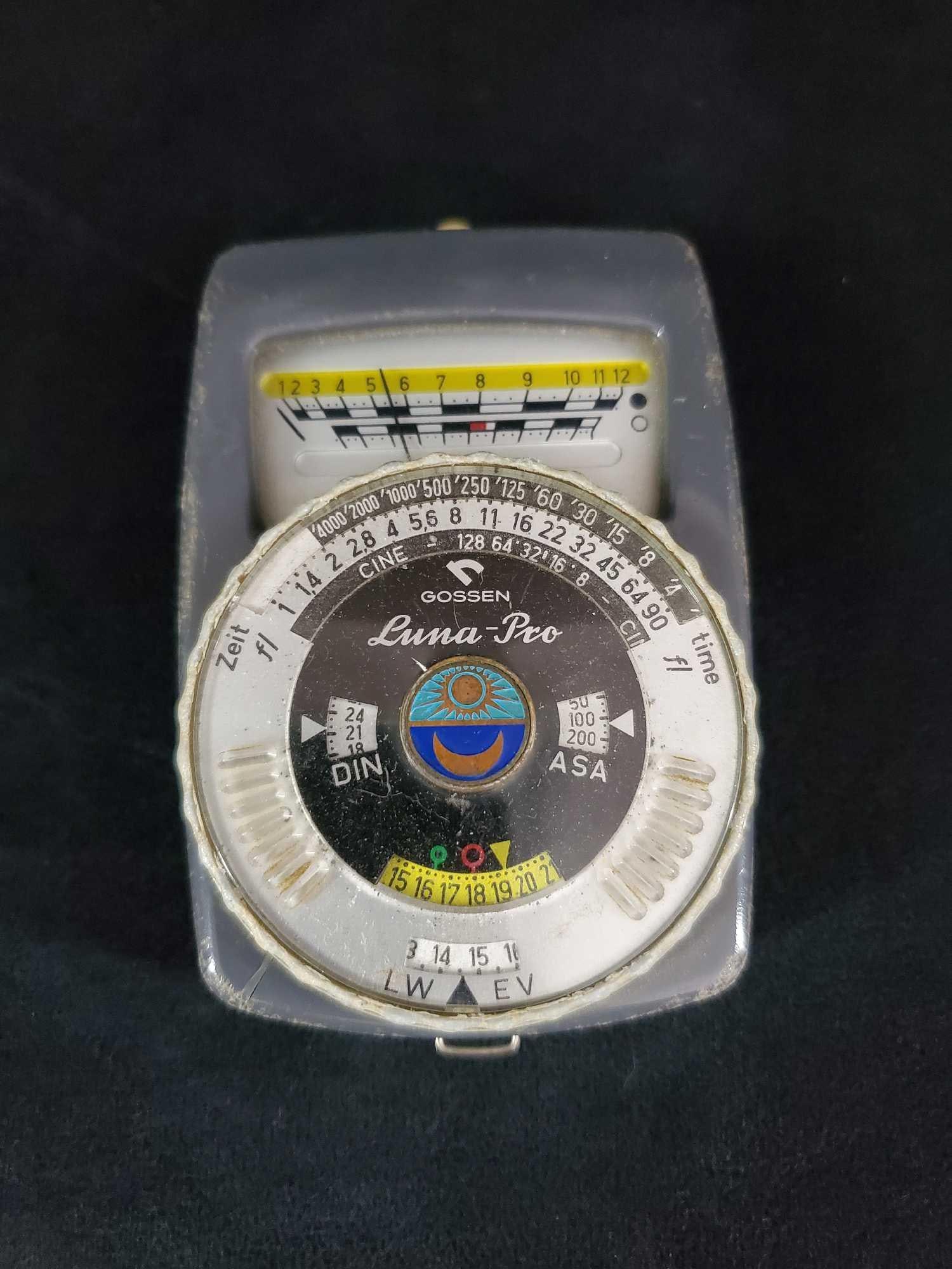 Vintage Gossen Luna Pro Light Meter West Germany Auction