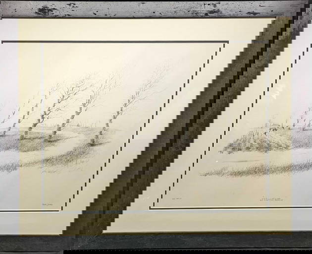 Framed Herb Jones Le Hunt Club Road Print