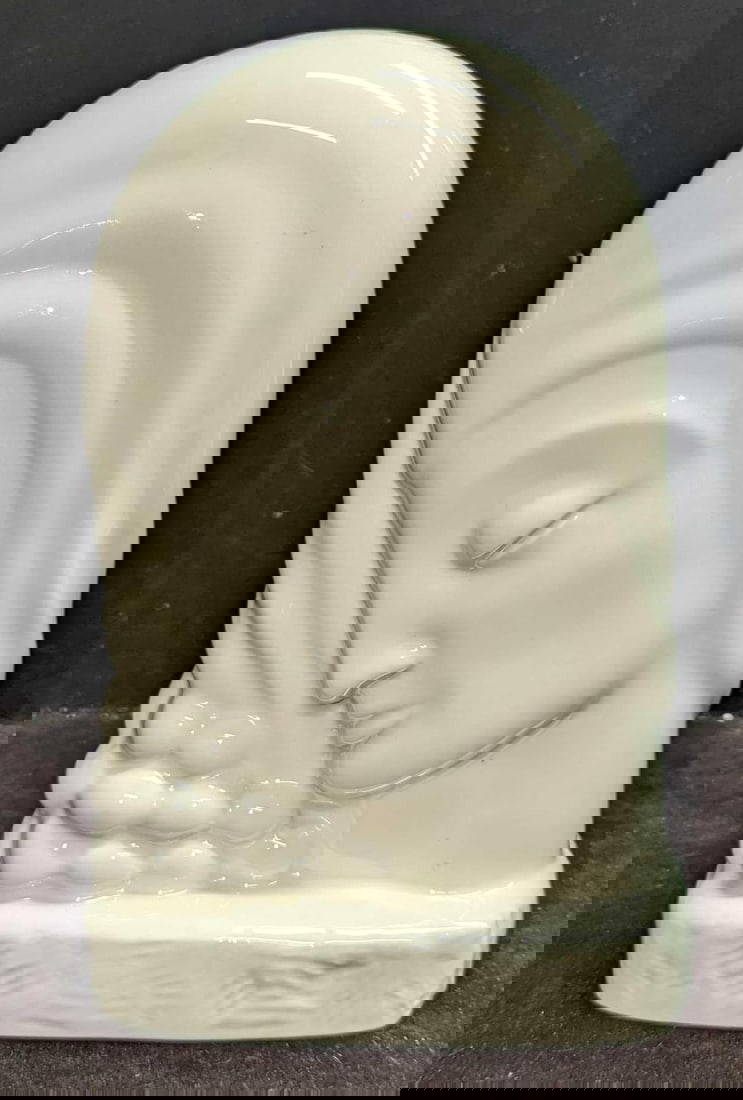 Vintage Lenox Female Art Deco Profile Figurine Auction