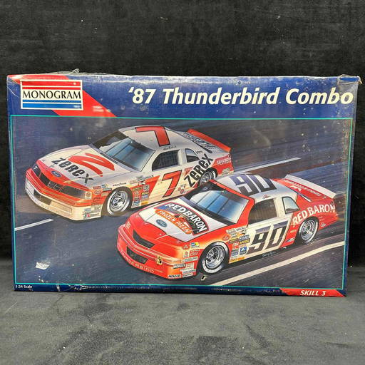 1996 Monogram 1987 Thunderbird Combo 1:24 Model Kit Sealed