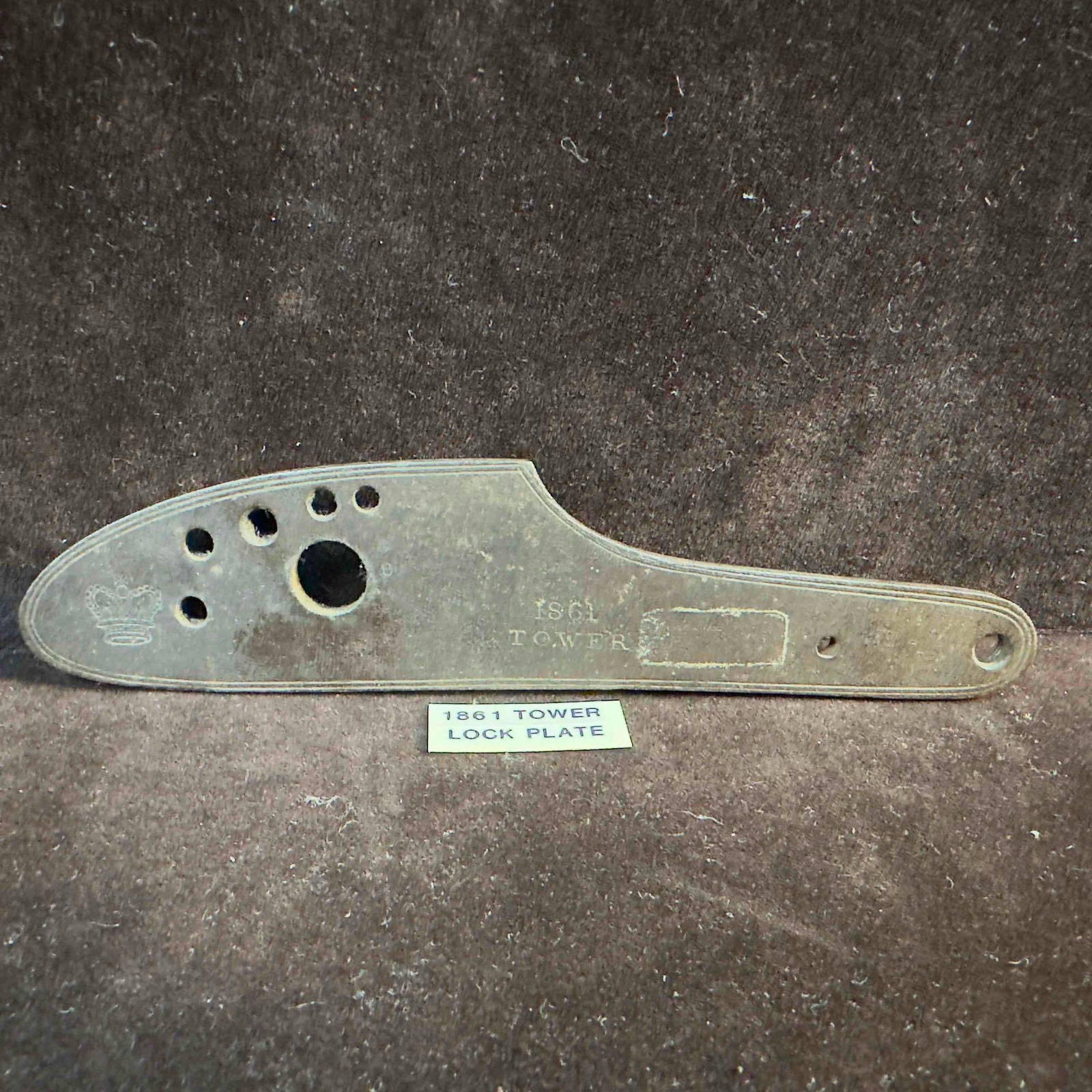 1861 Tower Lock Plate Crown Symbol Civil War Relic For 1853 Enfield ...