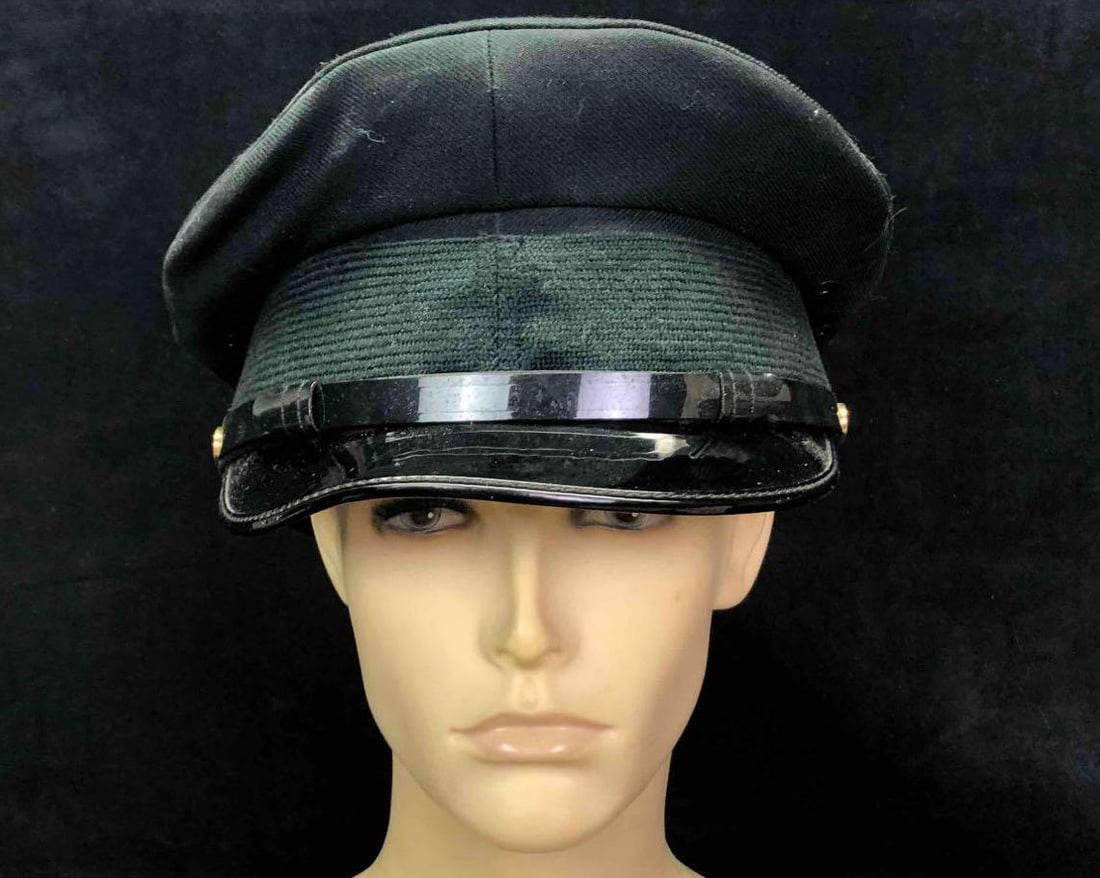 William Scully Ltd Mens Rifle Green Service Cap Auction