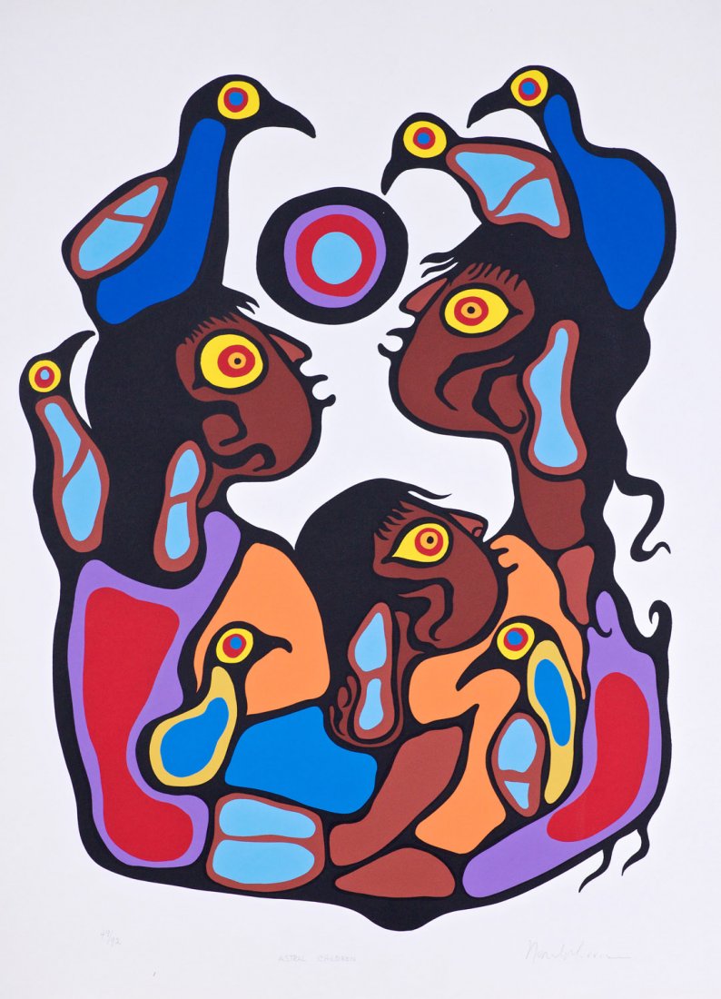 Morrisseau, Norval H. (1931-2007) Astral children