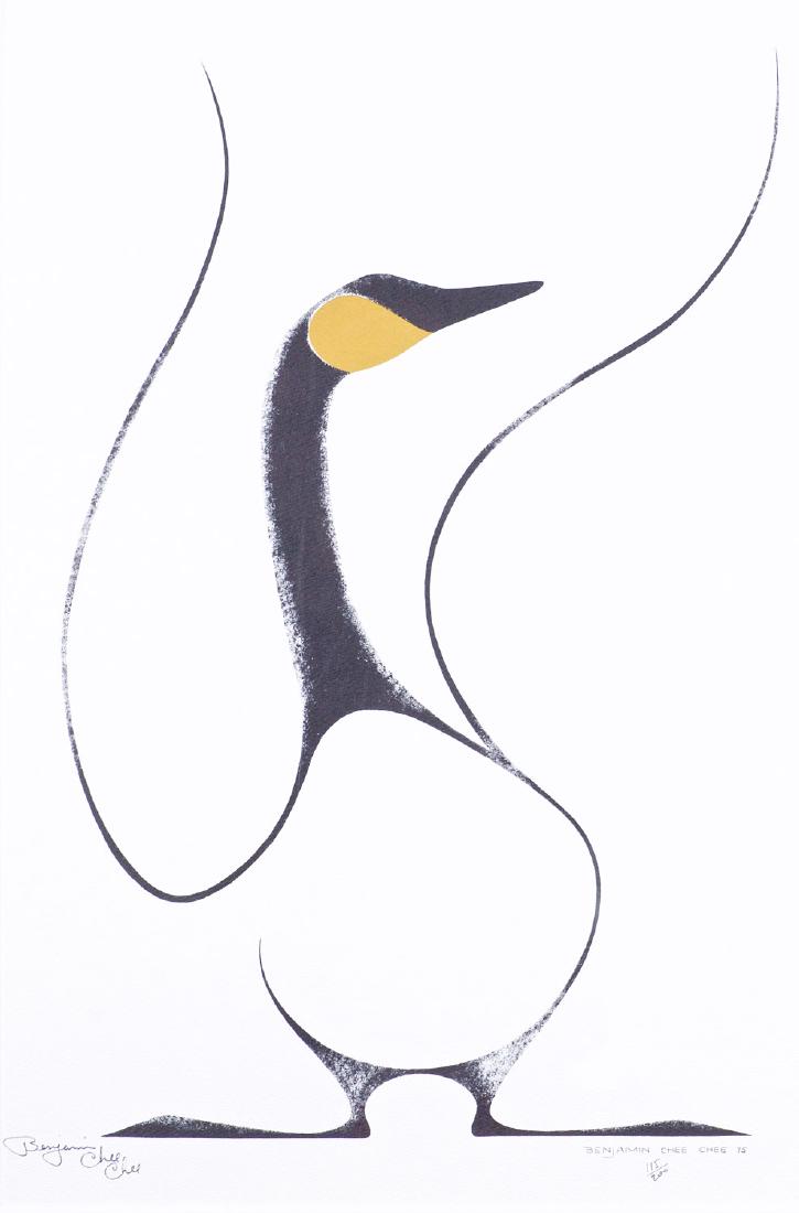 Chee Chee, Benjamin (1944-1977) Dancing goose (1975)