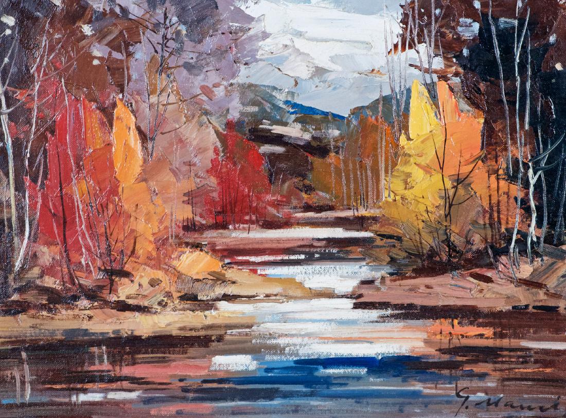 Marich, Gordon Geza (1913 - 1985) Paysage et riviere