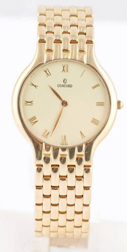 Concord Classic 14k Gold Quartz Watch Ref 28 19 268