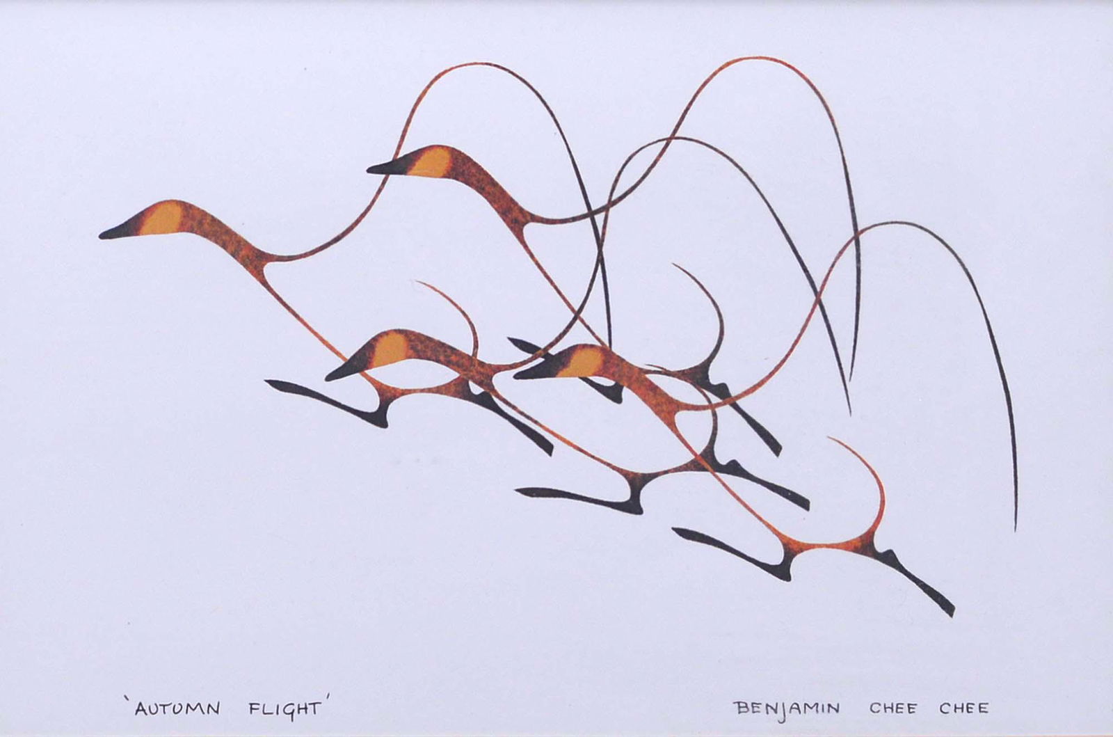 Benjamin Chee Chee (1944 1977) Dancing Goose