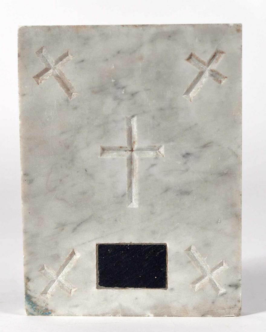 Church Altar Stone With Saint Relic