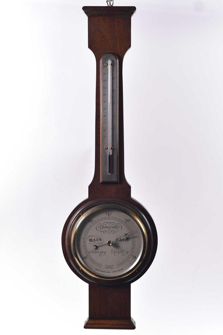 Short & Mason Barometer Thermometer Milieu Xxe Siècle