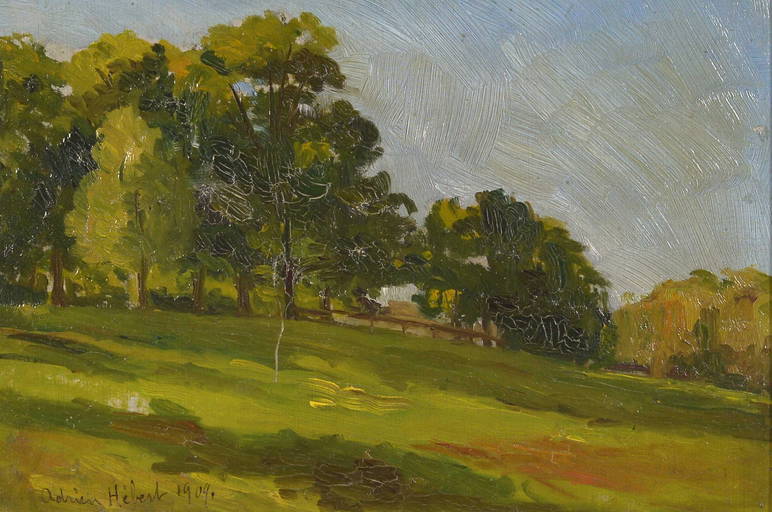 Hébert, Adrien - Paysage - 1909 (#0084) on Dec 13, 2022 | Champagne ...