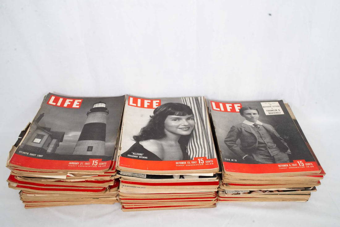Life Magazine - Important Batch Of Vintage News Magazines - 1947-1964 ...