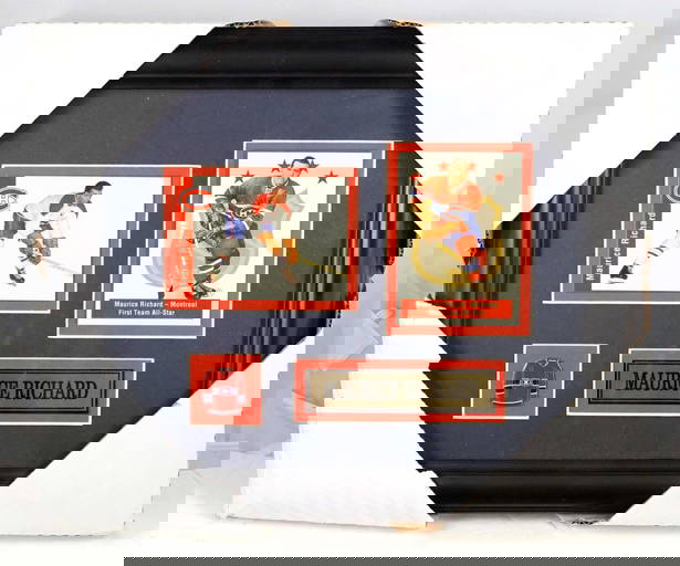 Maurice Richard Frame Cards & Plates