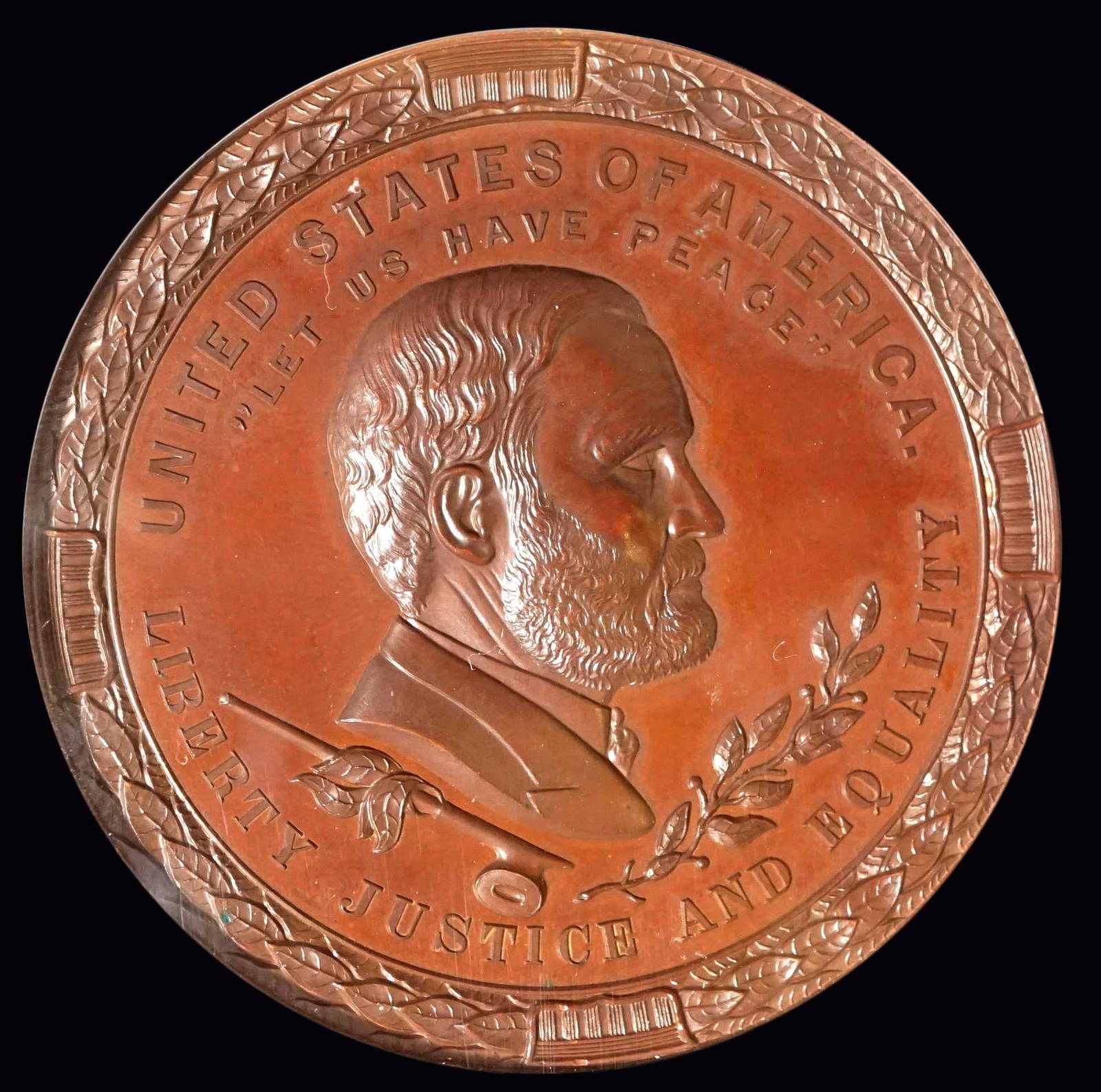 Usa Medal 1871 Ulysses S. Grant Ngc Ms-64 Bn Auction