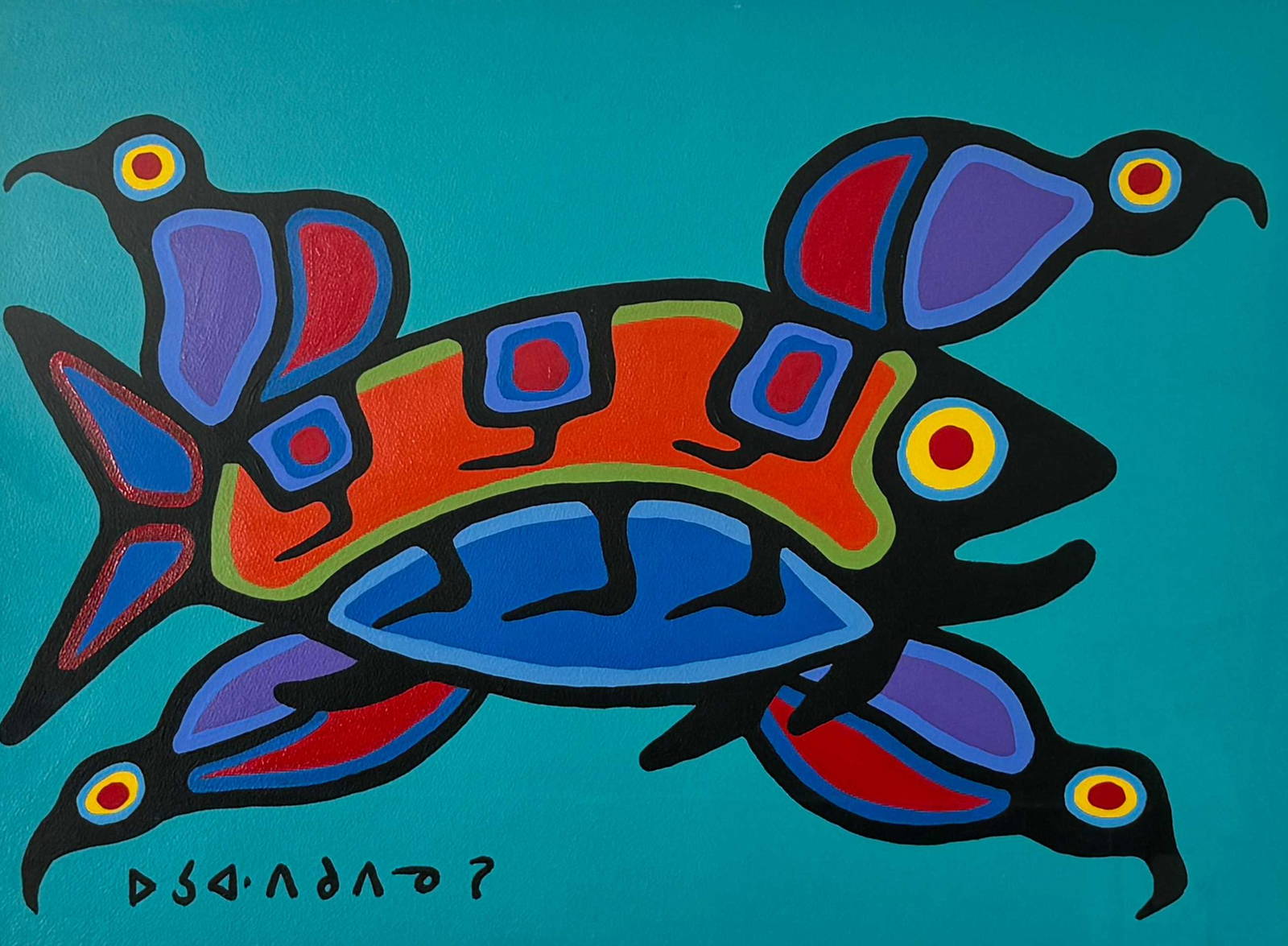 Morrisseau, Norval - "salmon And The Four Season" Auction