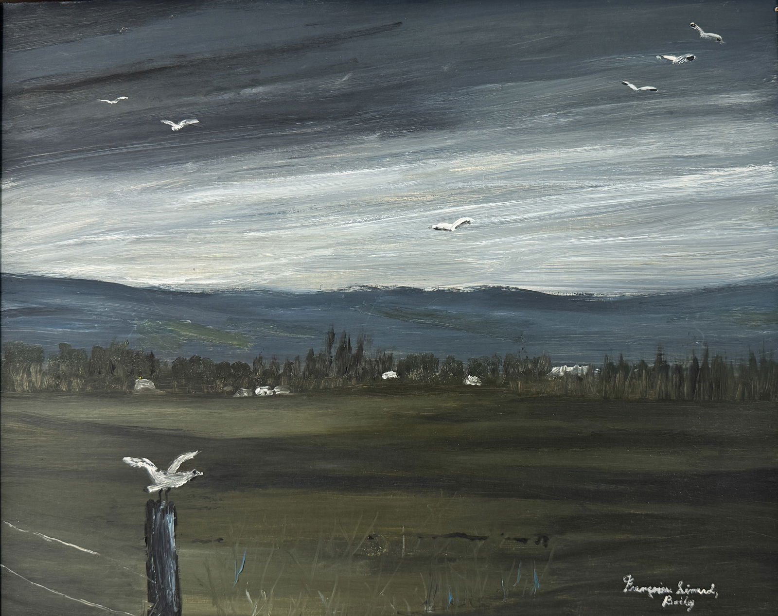 Boily, Françoise Simard - "paysages Charlevoix" - 1993 Auction
