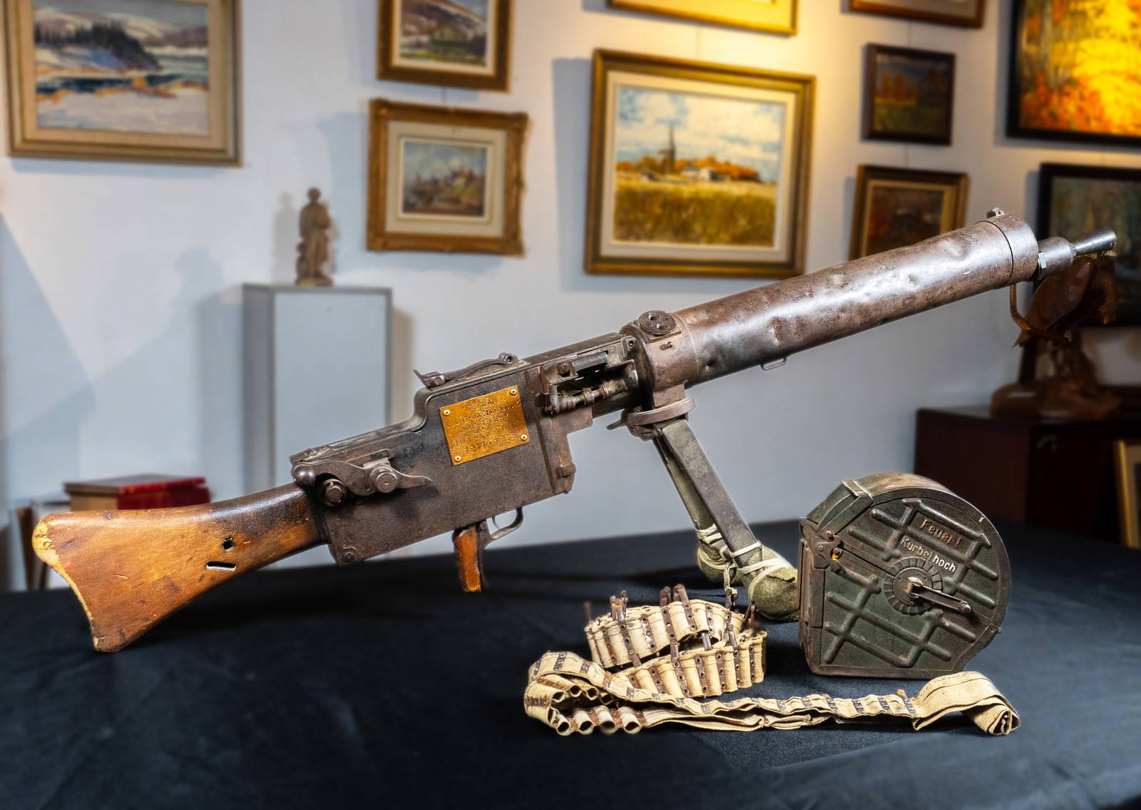 World War 1 Machine Gun Auction