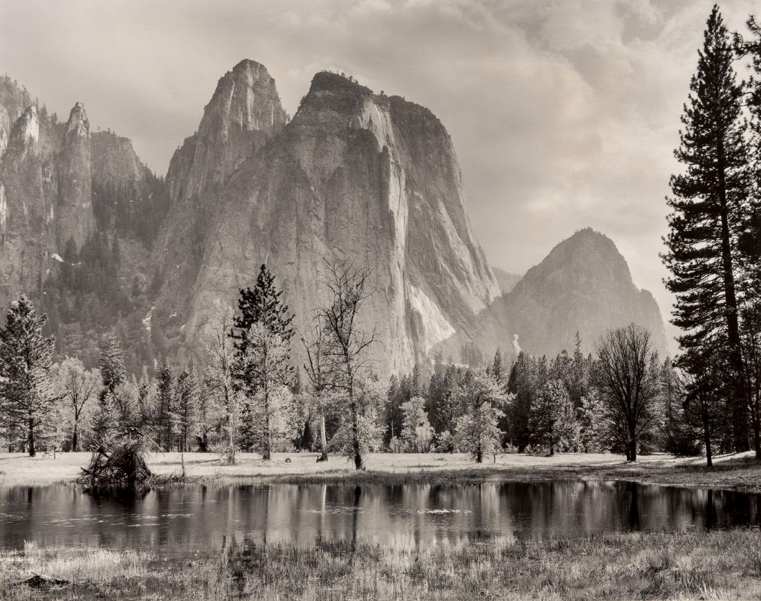 Ansel Adams - Cathedral Spires and Rocks, Late