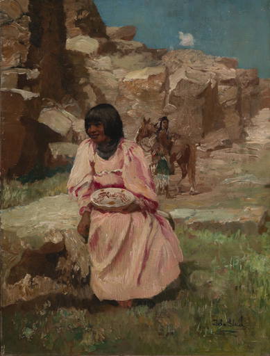 John Gleich Native American Woman