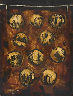 David Berridge (1946 ) Oil Pastel On Paper