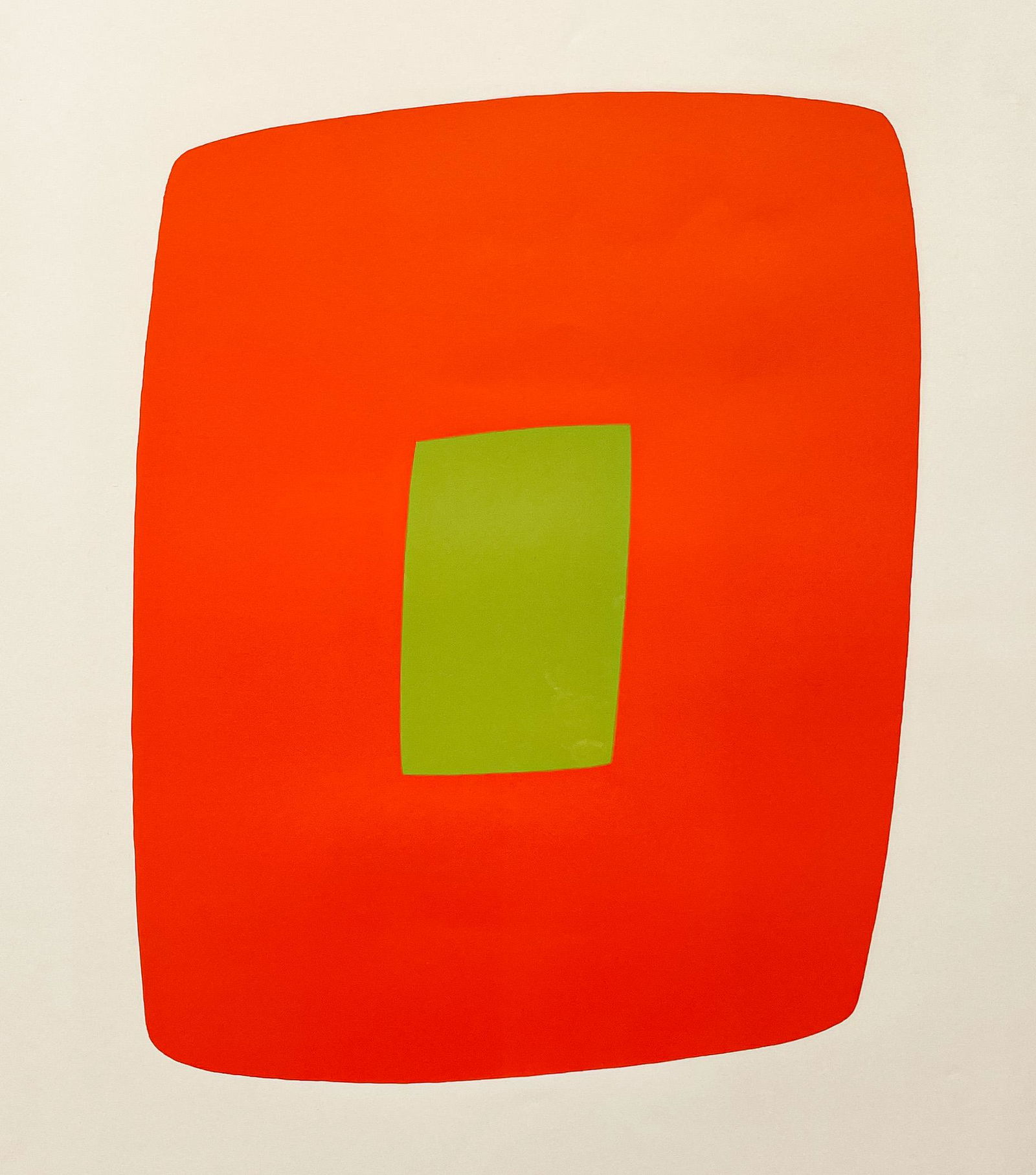Ellsworth Kelly Orange With Green