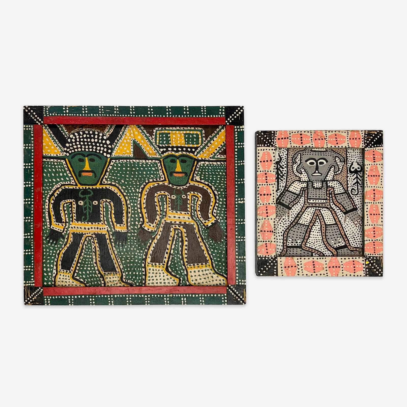 Ramón Castro Angulo - Painting Of Figures, Group Of 2 Auction