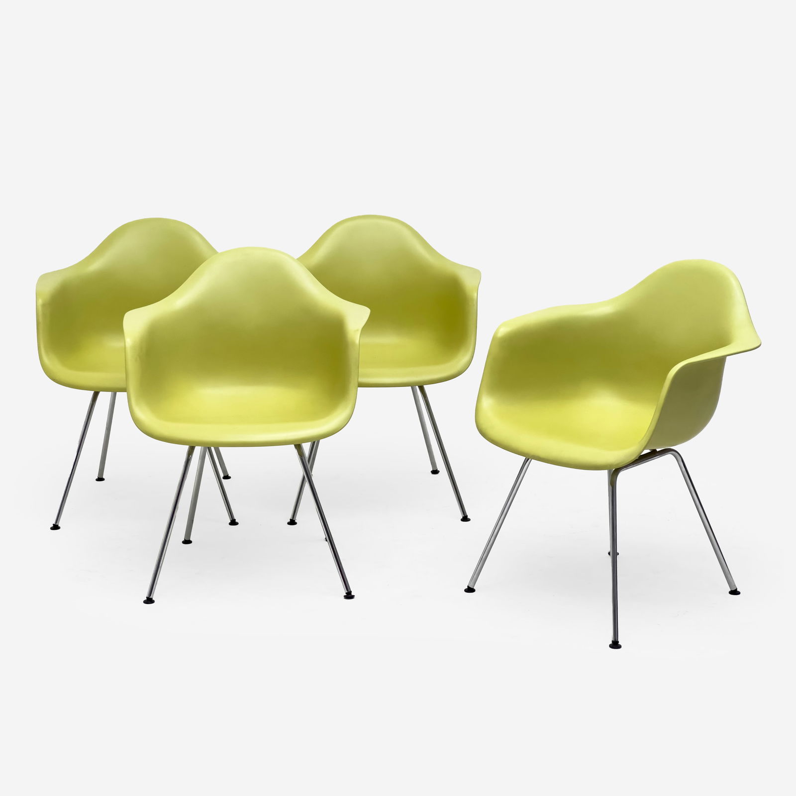 Charles And Ray Eames - Plastic Shell Armchairs, Group Of 4 Auction