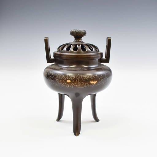 Japanese Bronze Incense Burner