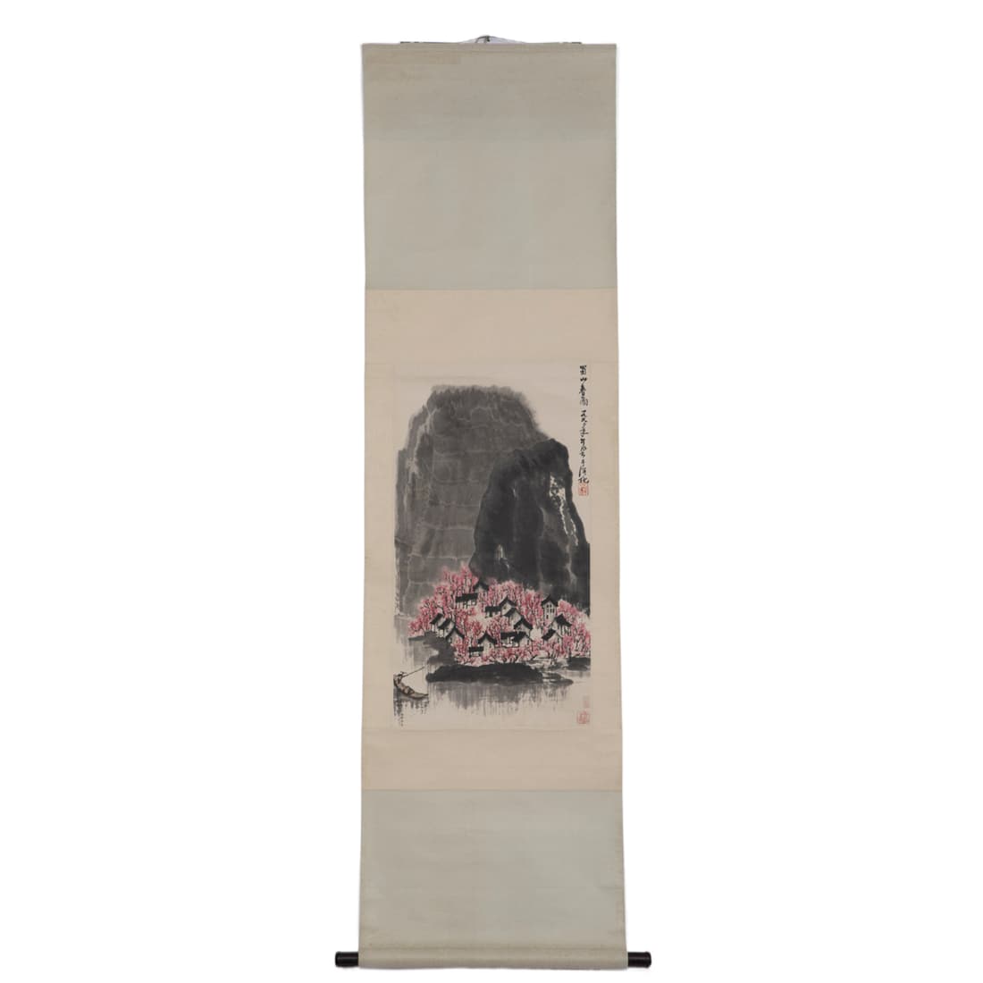 李可染 Li Keran Spring Rain In Shushan Painting Auction