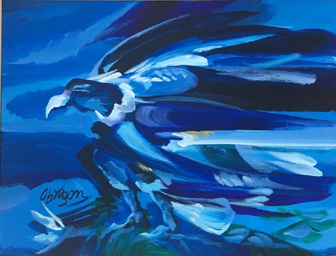 Alejandro Obregón CONDOR II 1988 Signed Oil Painting