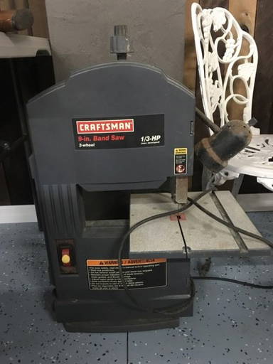 Craftsman 9 Inch Band Saw 1/3 Hp