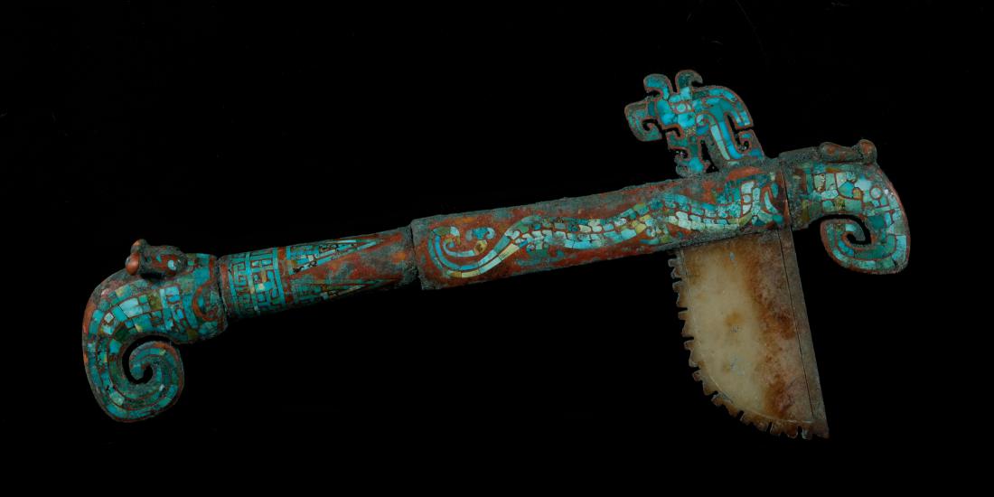Shang Dynasty - Gem and Jade Inlaid Dragon Head Cane - Jul 27, 2019 ...