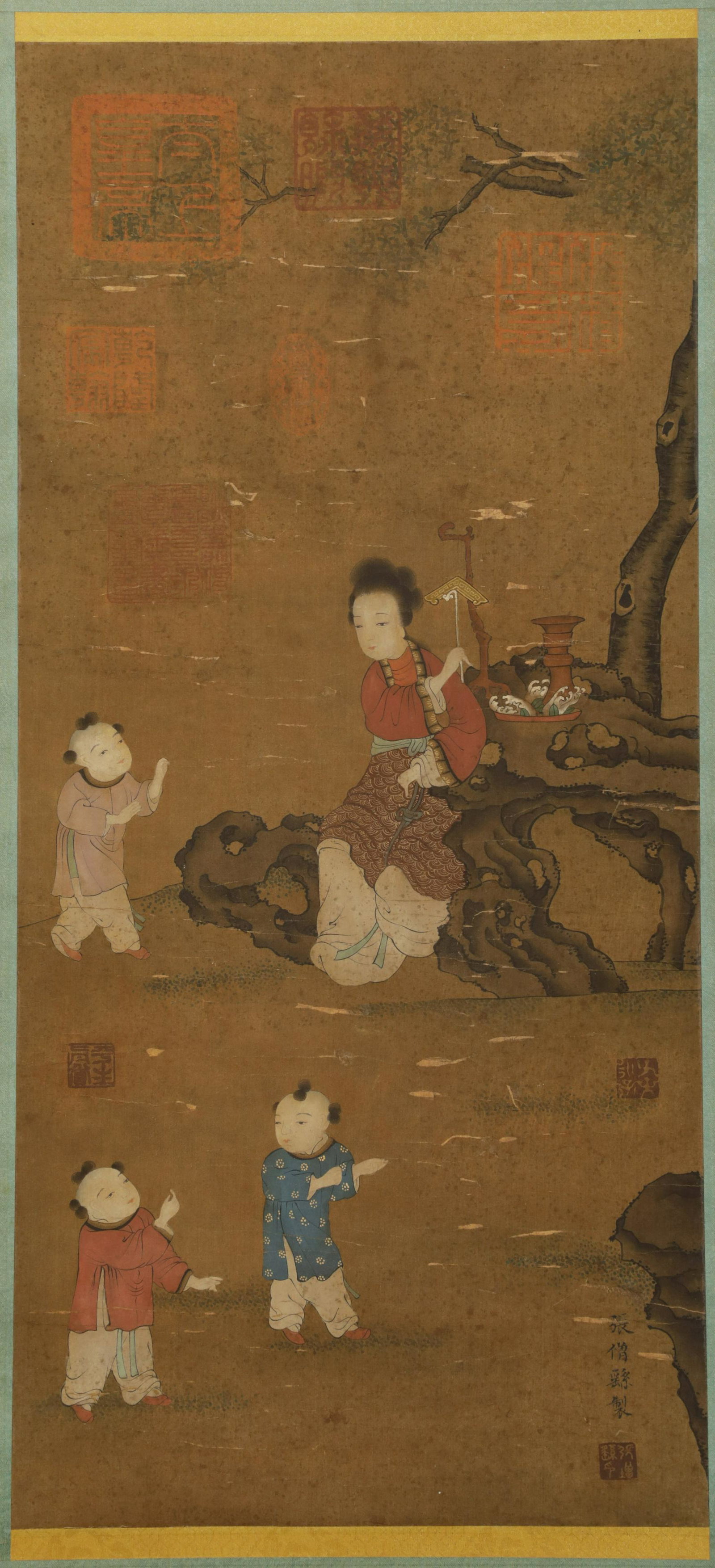 Southern Dynasty "zhang Sengyou" Figures Painting