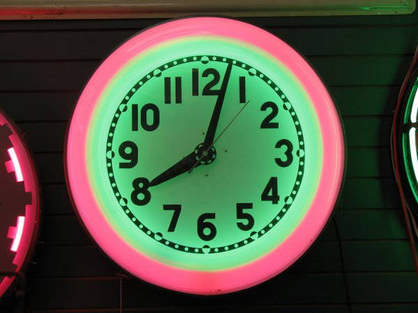 Cleveland Neon Clock Reproduction