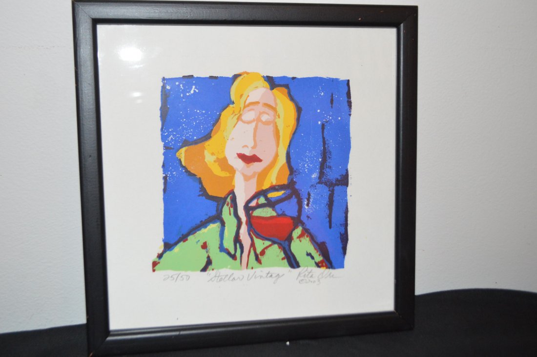 Rita Orr (b. 1953) Serigraph