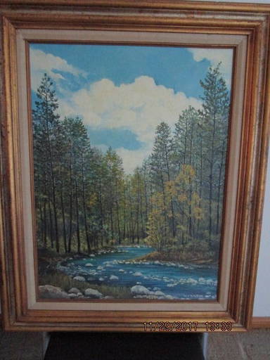 William J. Wilson Oil On Canvas