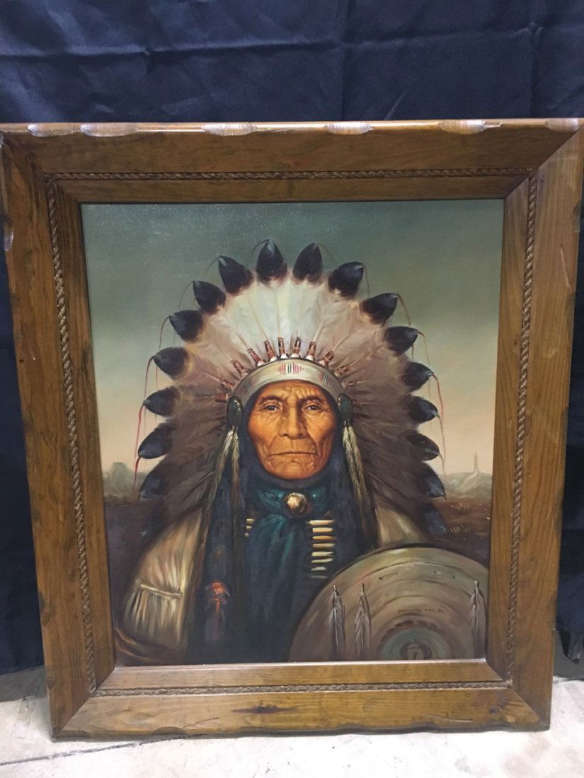 Native American Indian - Kenneth Su Painting - Dec 30, 2018 | Danny's ...