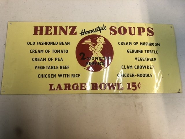 Heinz Homestyle Soups Advertising Sign
