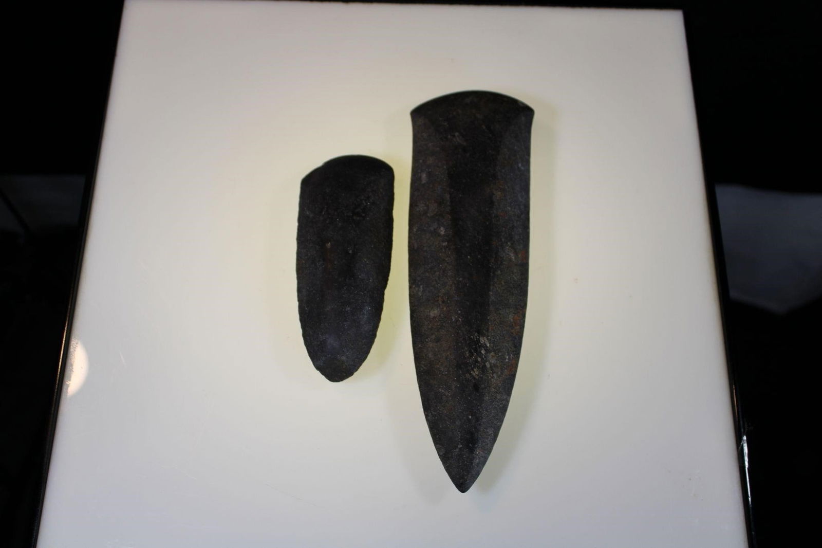 Pair Of Authentic Native American Axe Heads Auction