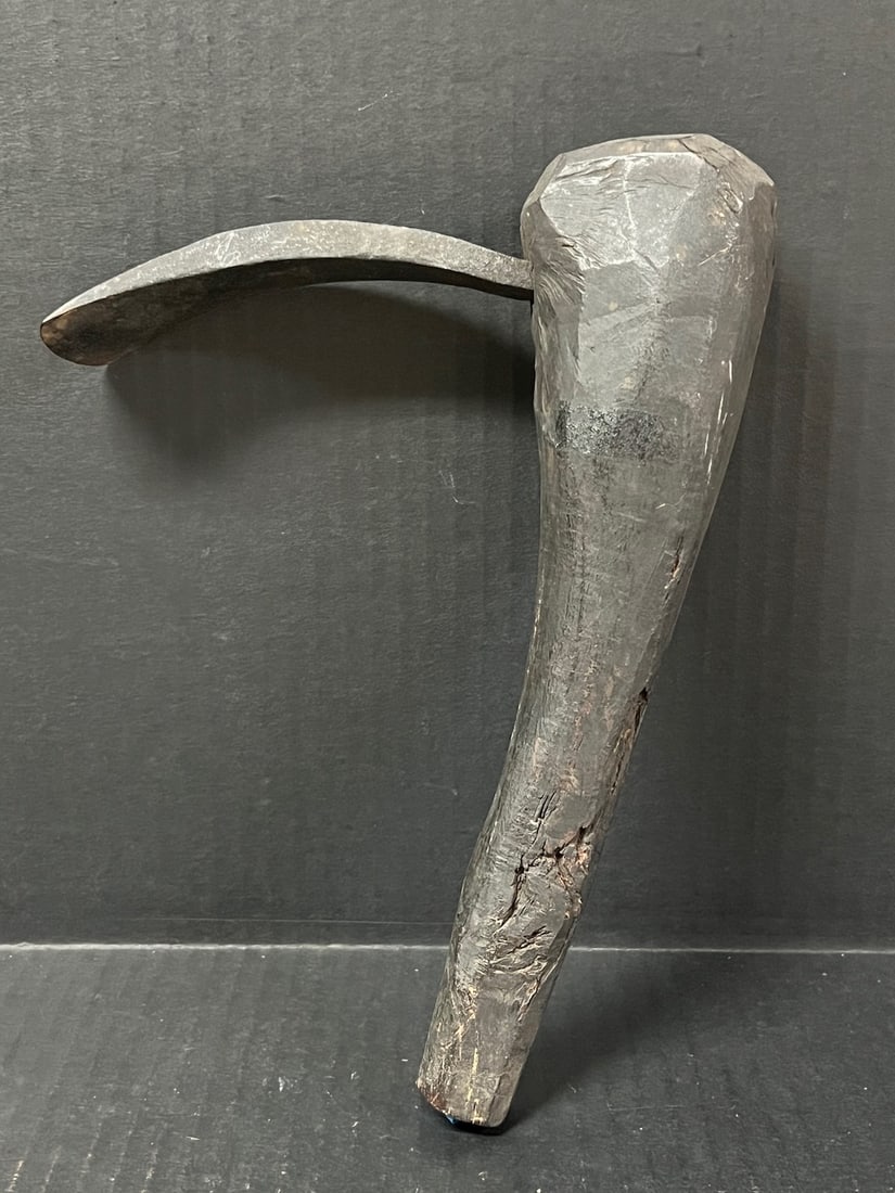 Philippine Tribal Art Ifugao Carved Wood Rice Farm Tools Auction