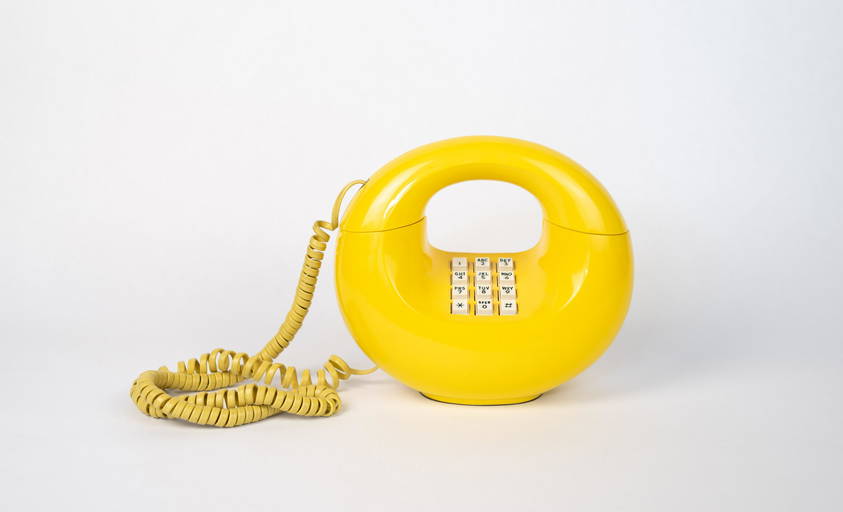 Western Electric Yellow Donut Phone