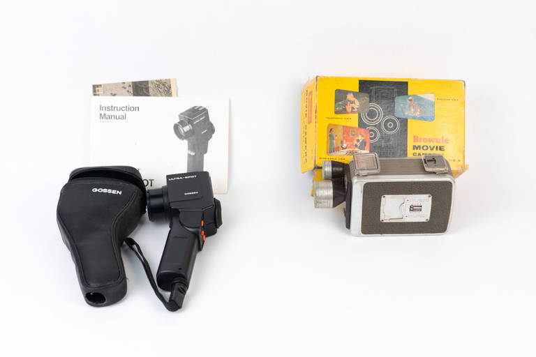 Gossen Ultra Spot Light Meter And Super 8 Film Camera