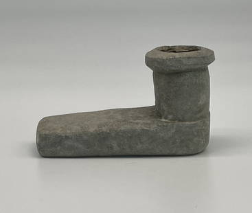 Prehistoric Native American Cloud Blower Pipe