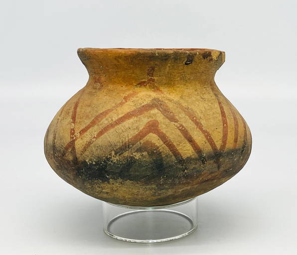 Prehistoric Native American Hohokam Red On Buff Ware