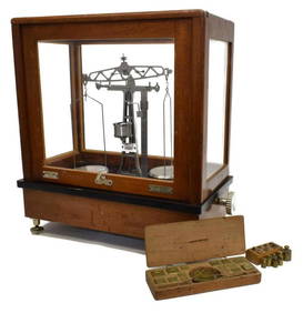 Antique Brass Balance Scales By Degrave & Co.