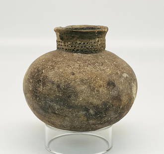 Uniquely Shaped Prehistoric Pottery Vessel