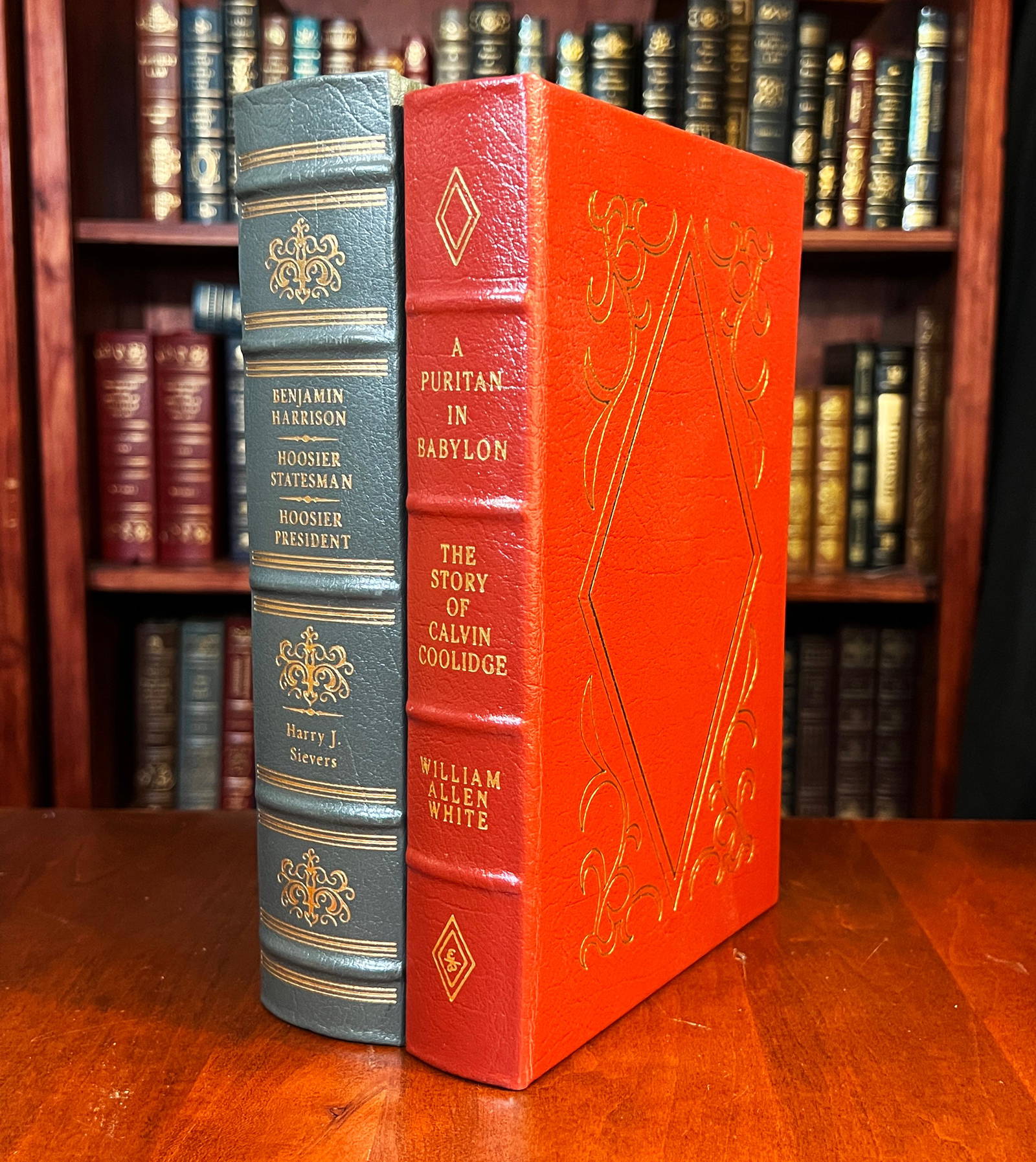 2v Lot Special Edition Books Benjamin Harrison And Calvin Coolidge Auction