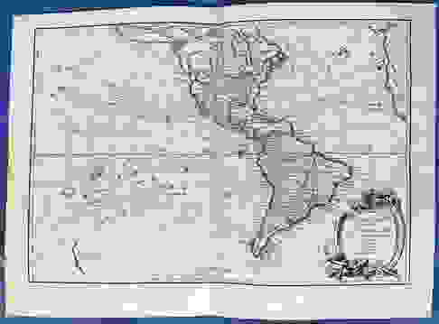 Original 1762 Atq. Map:l'amerique Divisee Par Grands Etats [america ...